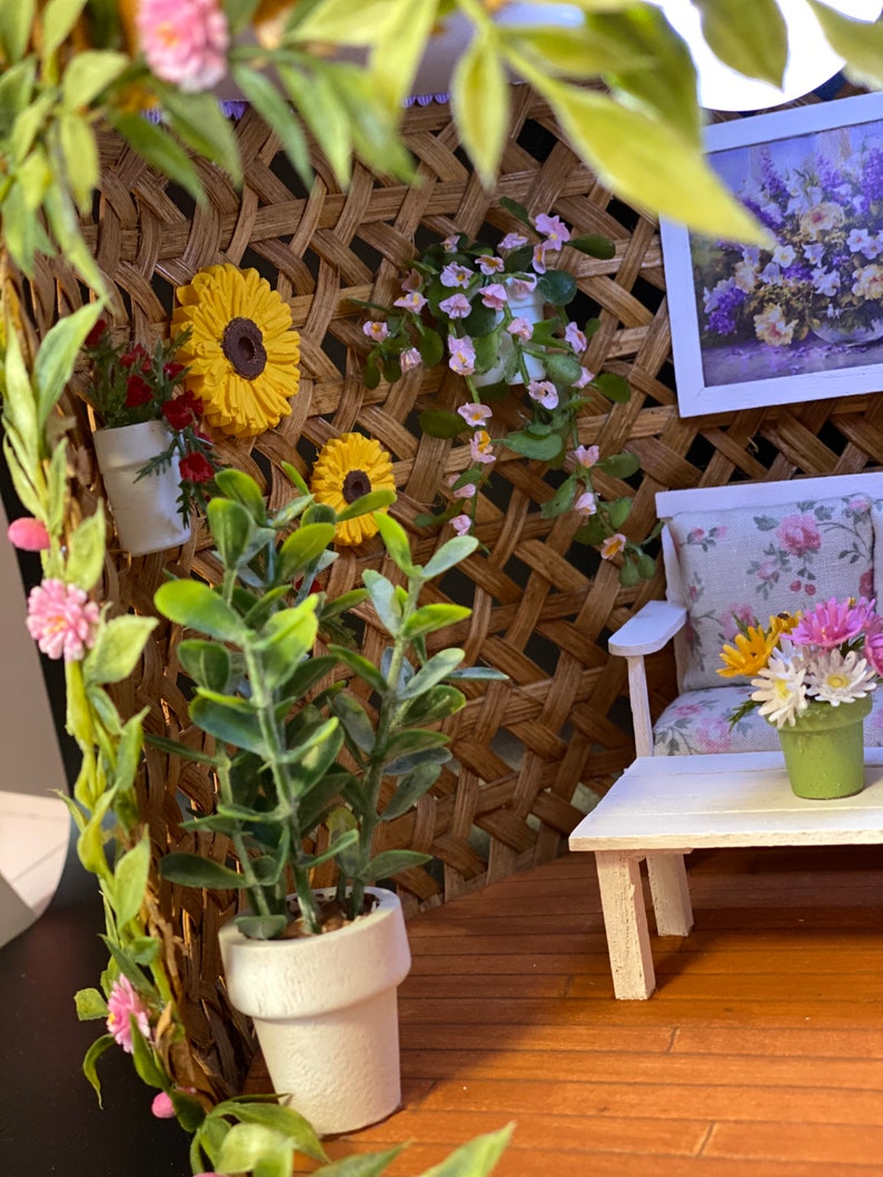 Homemade Diorama of Garden Room - Etsy