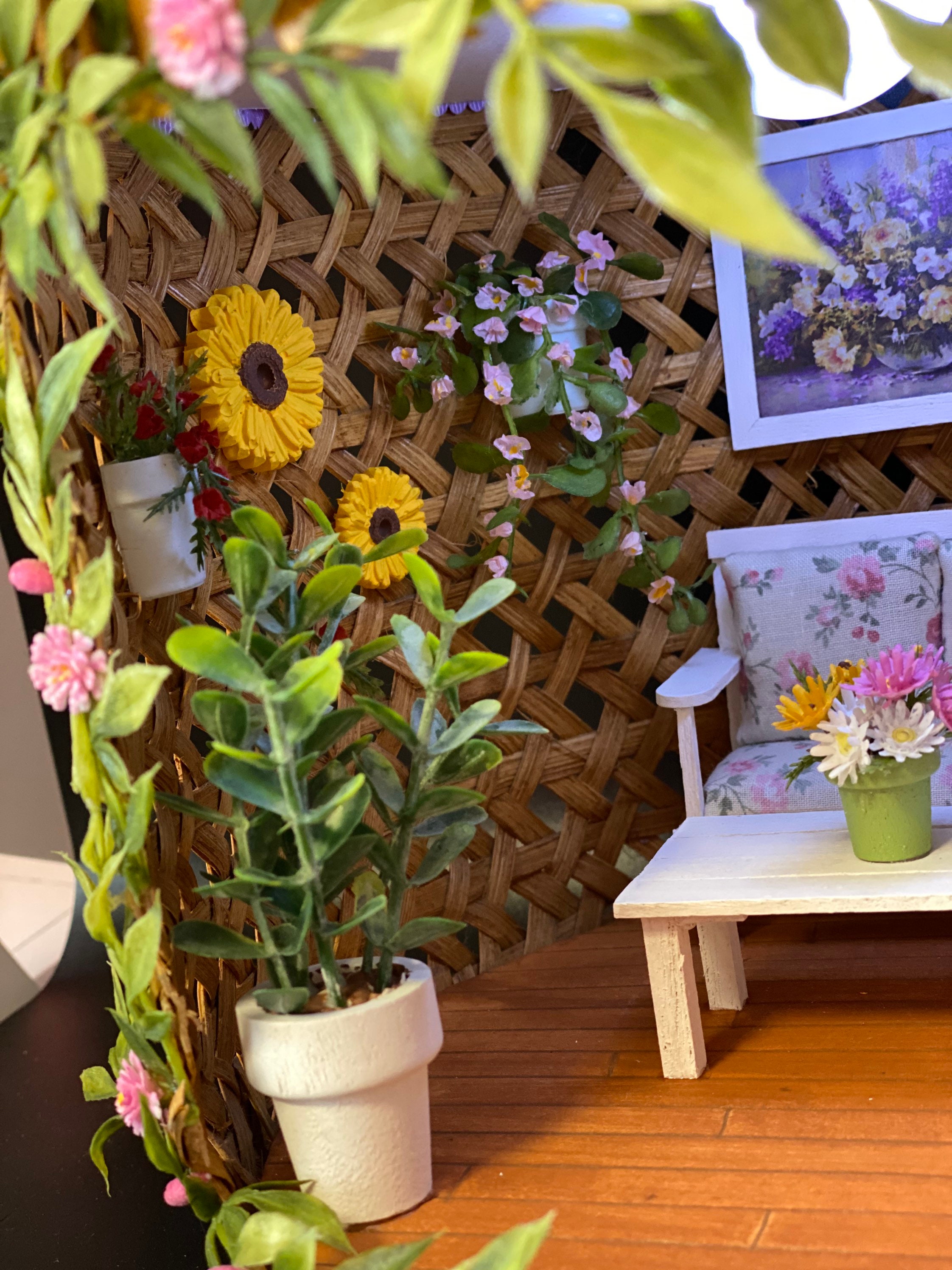 Homemade Diorama of Garden Room - Etsy