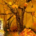 Papier-mâché Pumpkin Diorama With Skeleton Raking Leaves - Etsy