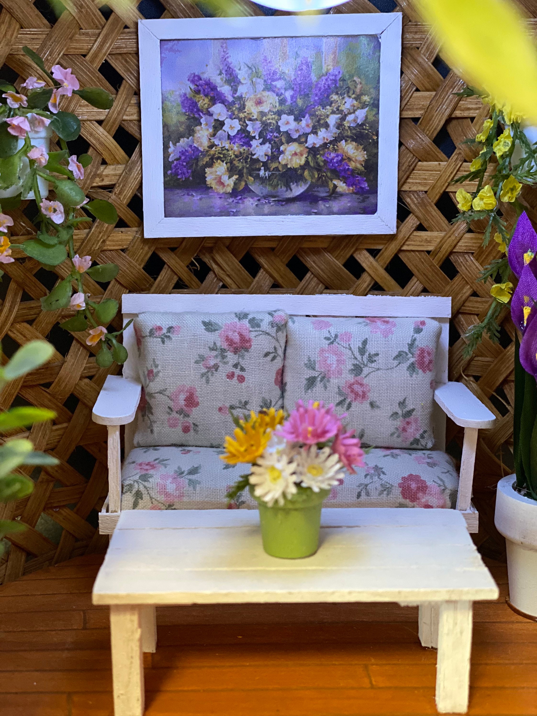 Homemade Diorama of Garden Room - Etsy