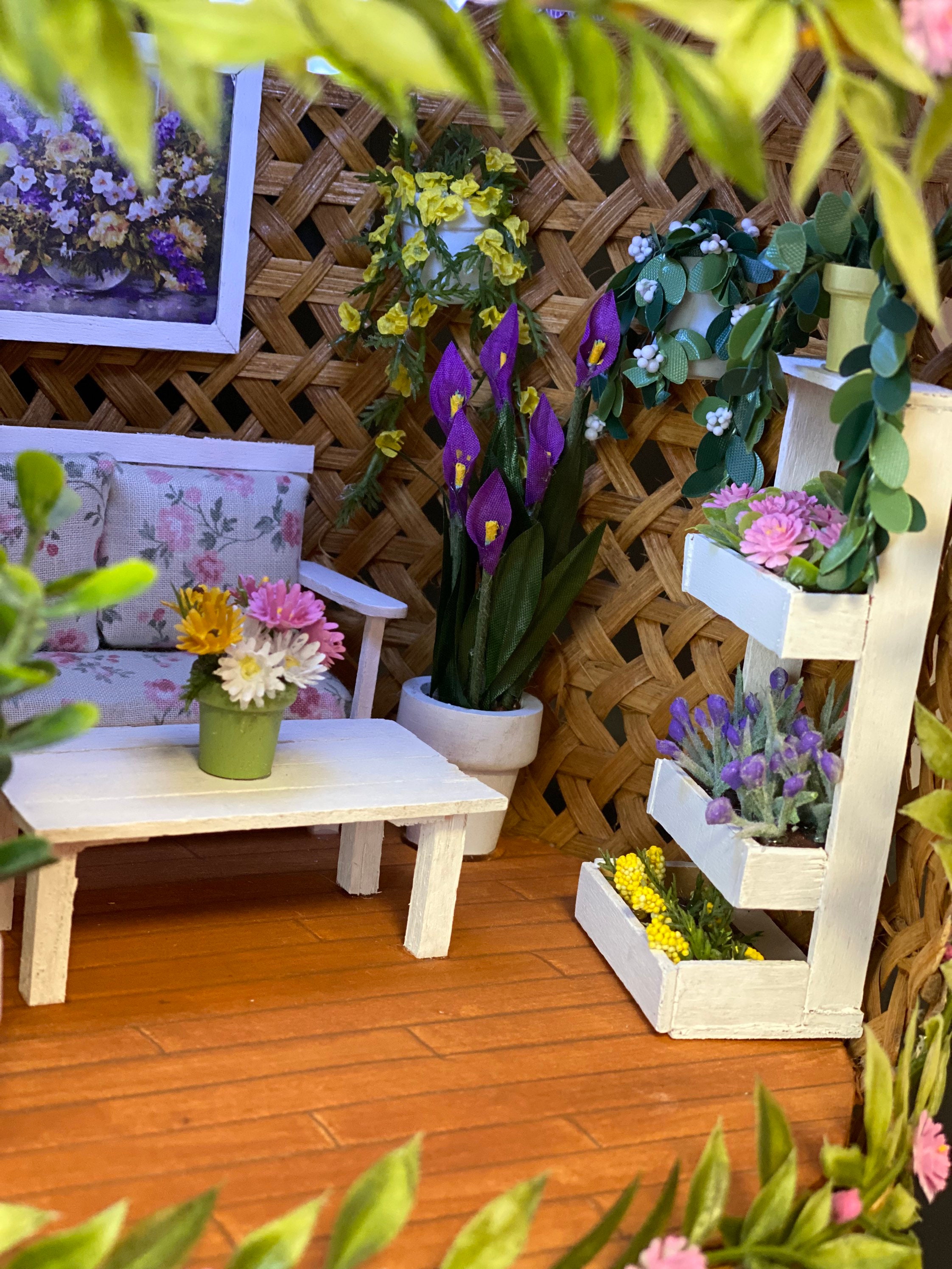 Homemade Diorama of Garden Room - Etsy