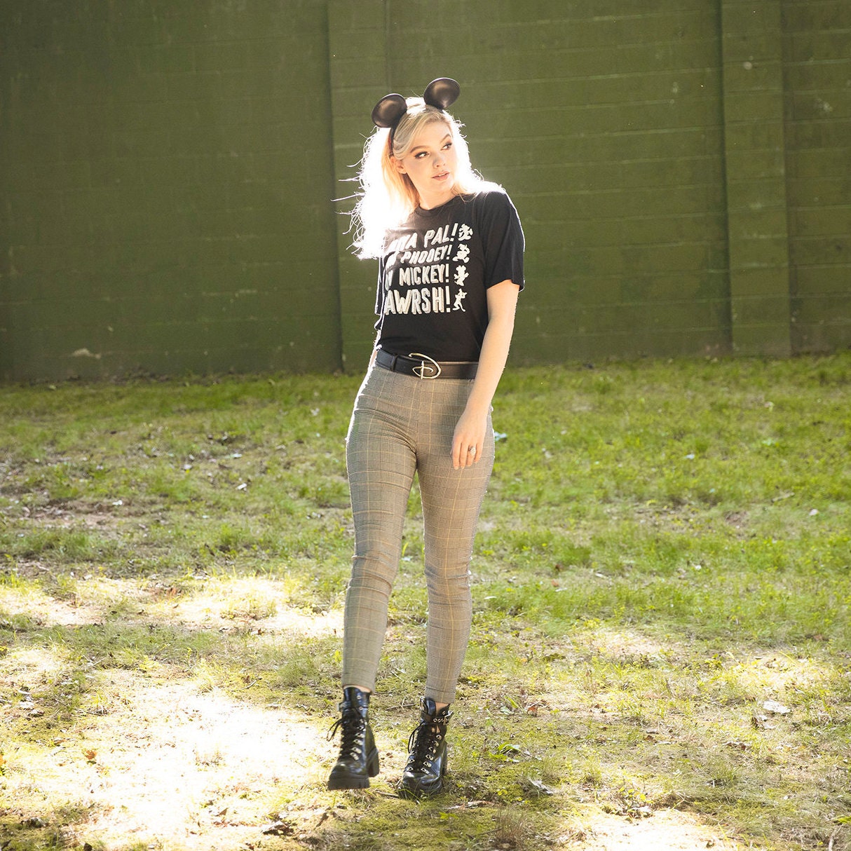 Hiya Pal black Mickey Mouse Minnie Mouse Donald - Etsy