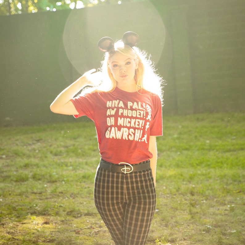 Hiya Pal! (red) || Mickey Mouse || Minnie Mouse || Donald Duck || Goofy ...