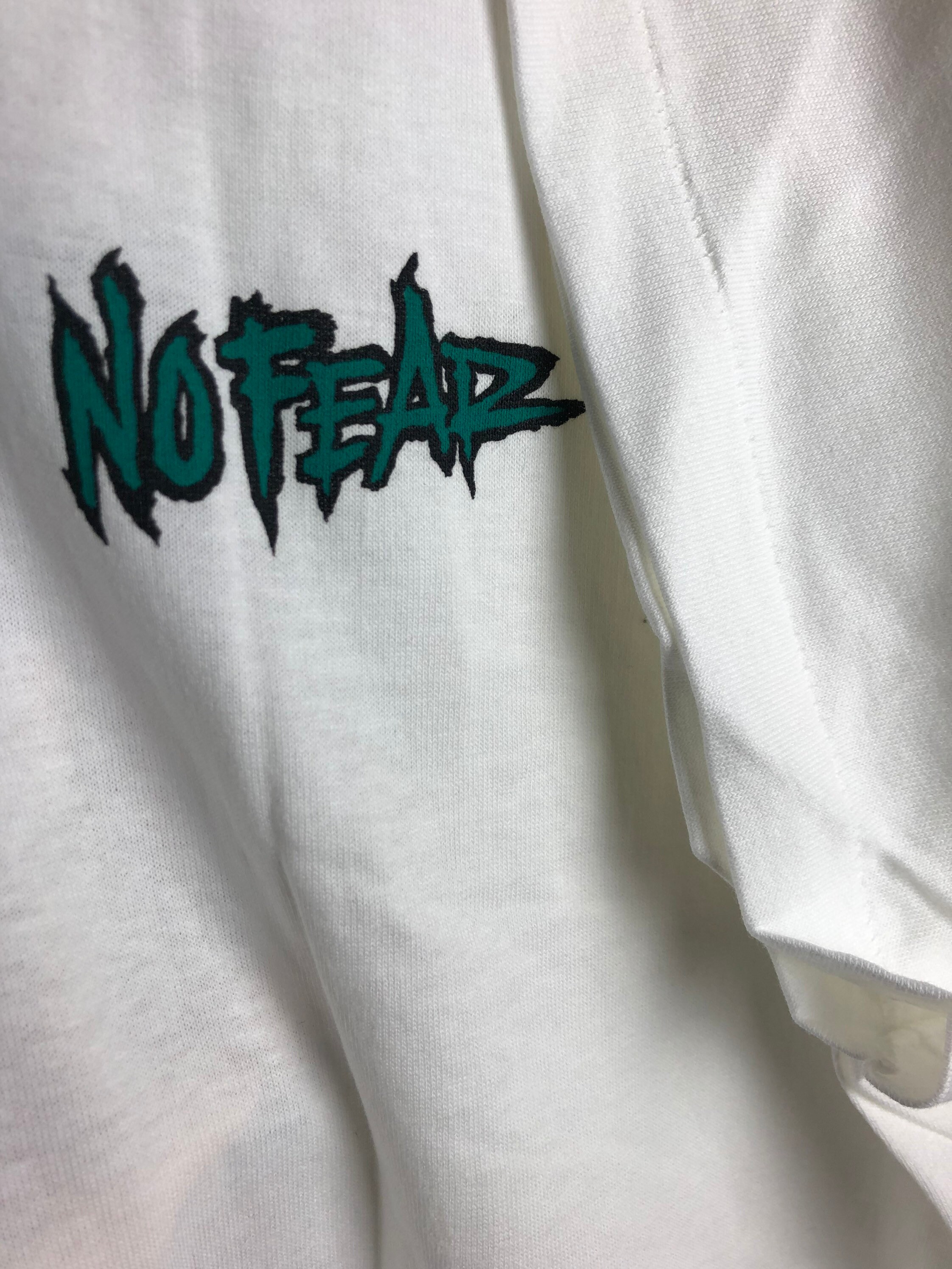No Fear 80s 90s Vintage flaming Football Rugby Hand 1994 Deadstock Mit ...