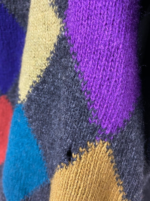 NaniBon 80s 90s vintage bestickter comic Strickpullov… - Gem