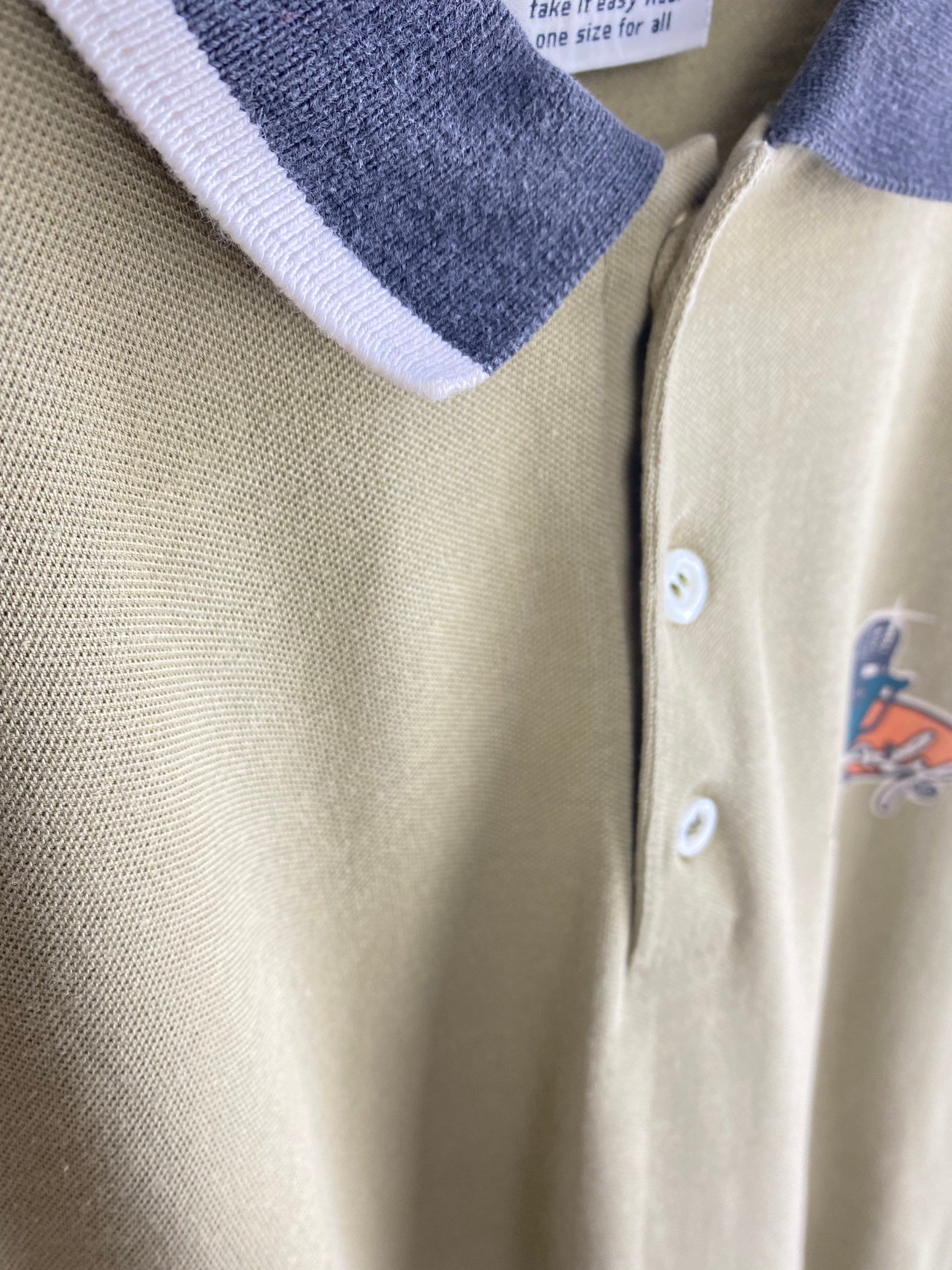Iriedaily 90s Y2k Vintage Skate Polo Shirt Mic Beige Onesize - Etsy