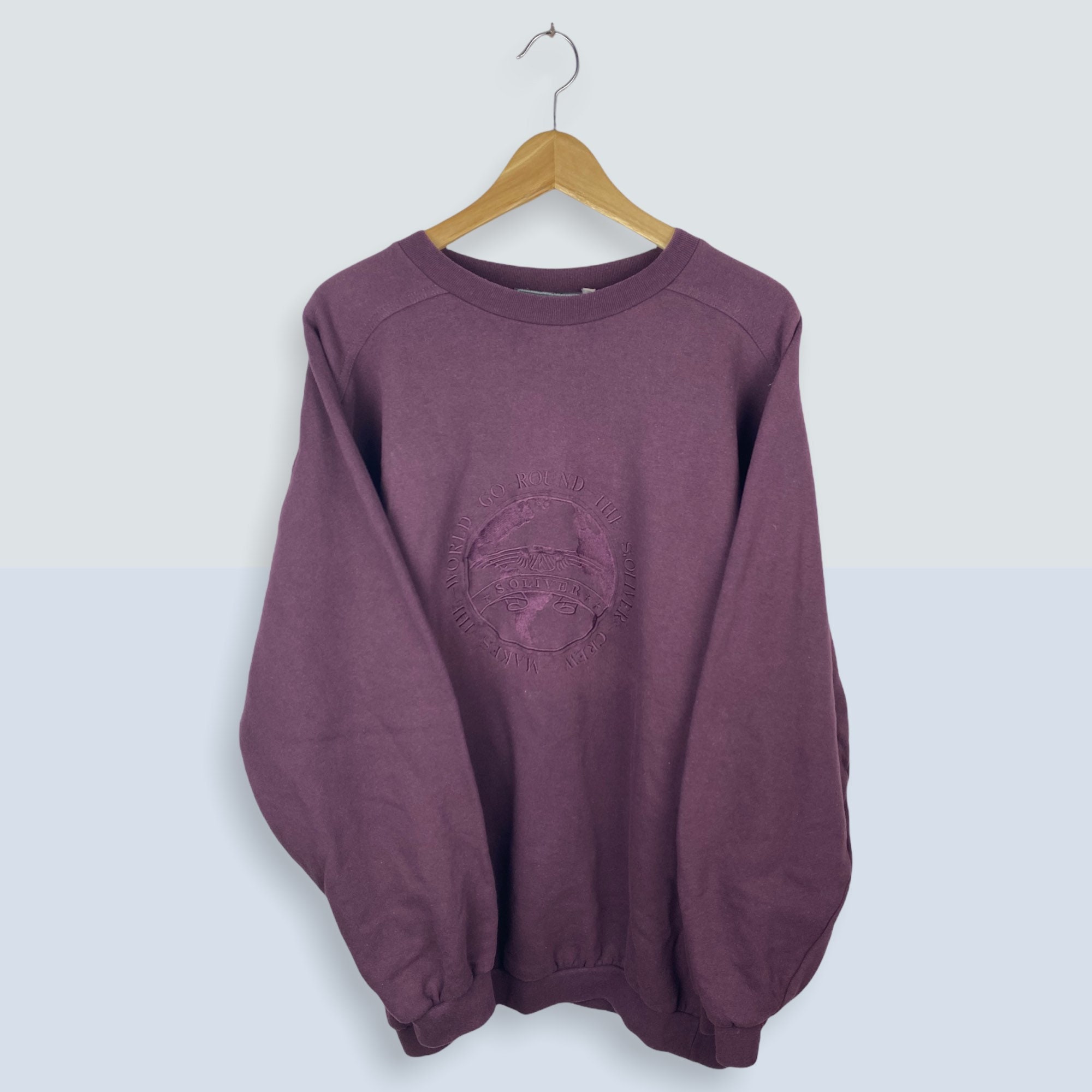 S Oliver 80s 90s vintage Pullover Sweatshirt mit S Oliver 80s 90s vintage Pullover Sweatshirt mit
