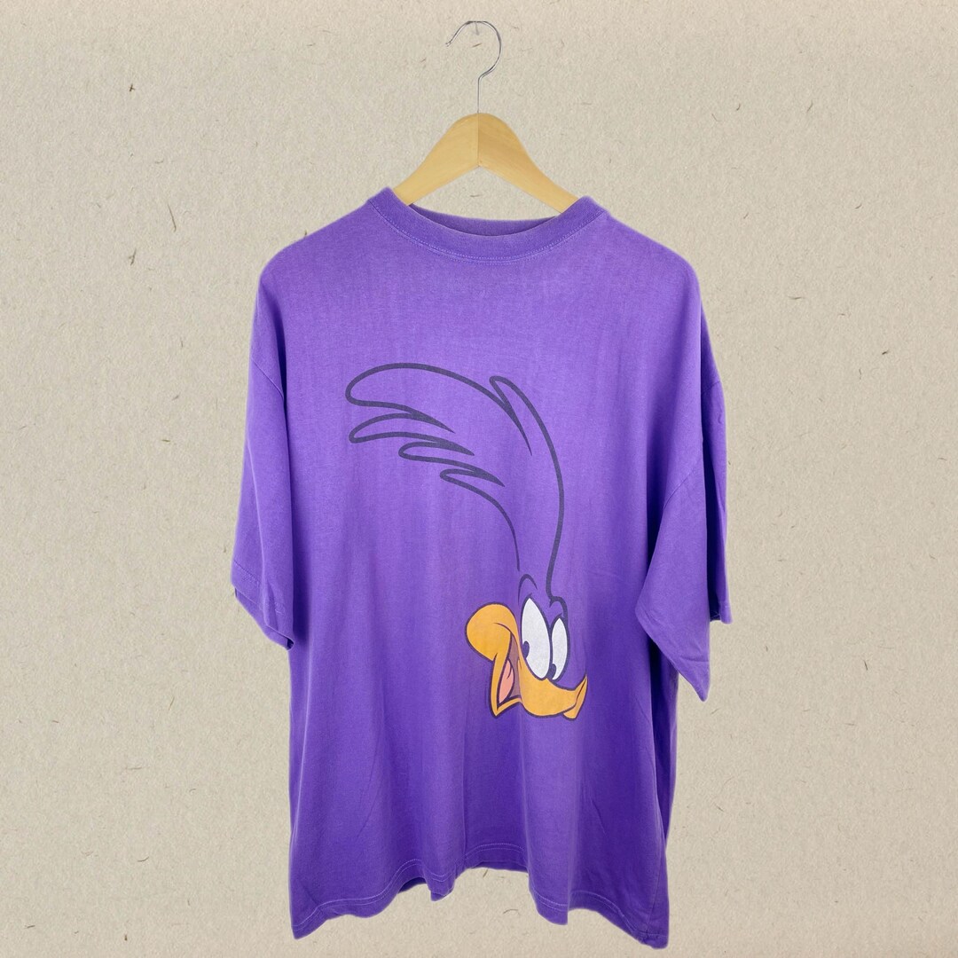 Warner Bros. Vintage 90s Movie World Roadrunner T-shirt | Comic Print ...