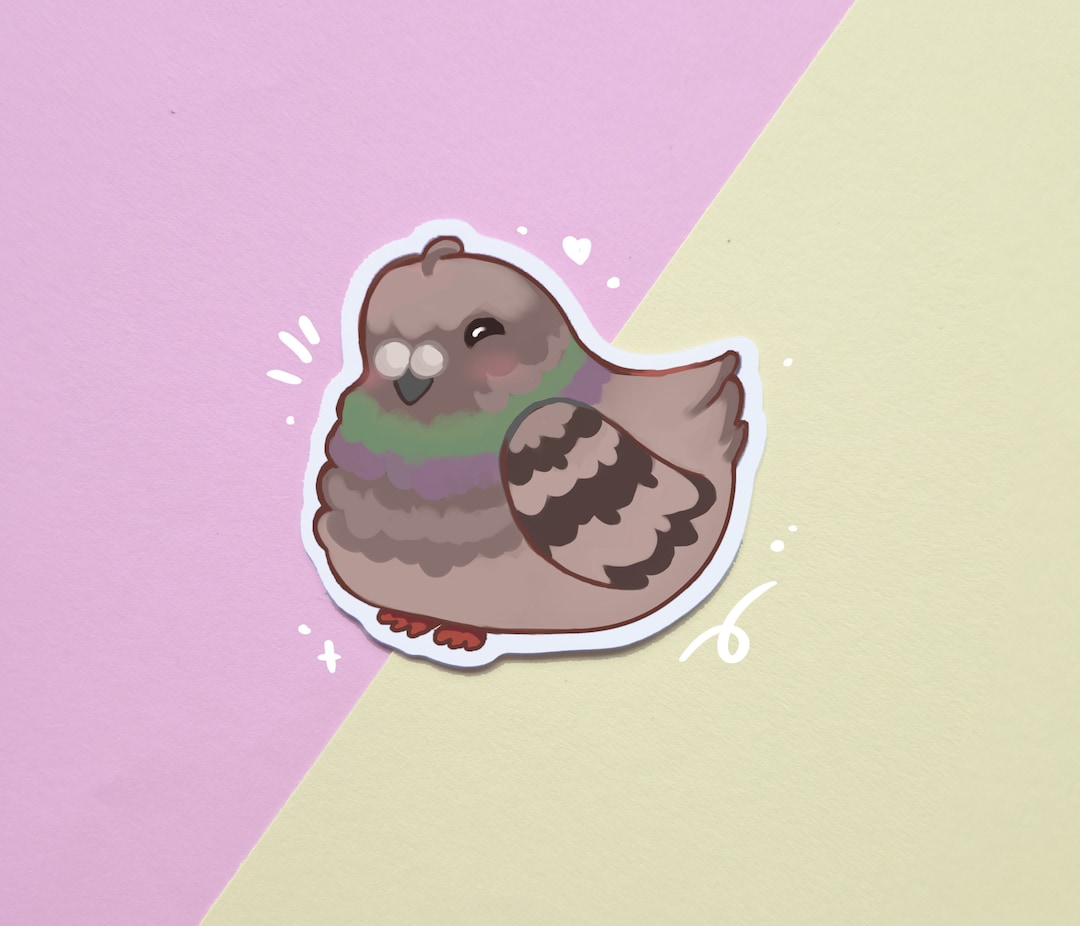 Pigeon Taube Animal Meme Sticker - Etsy