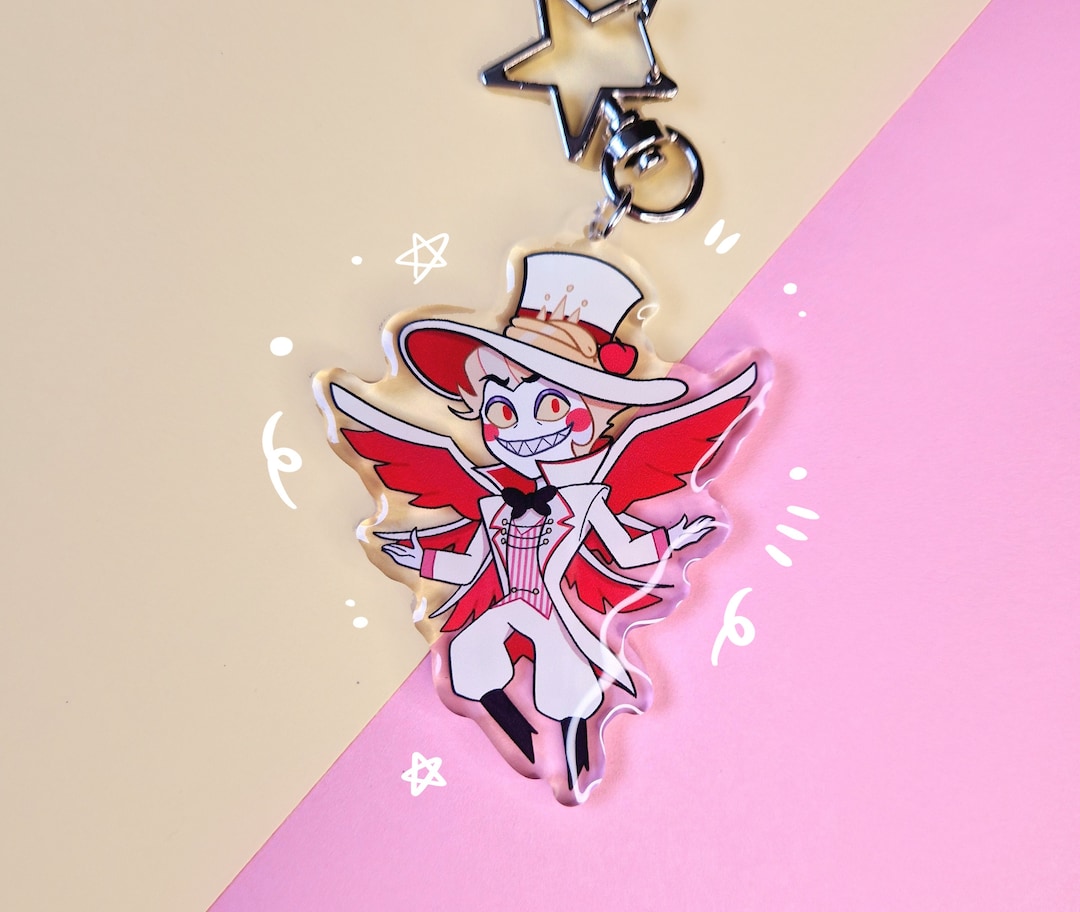 Lucifer Morningstar Hazbin Hotel Keychain Schlüsselanhänger - Etsy