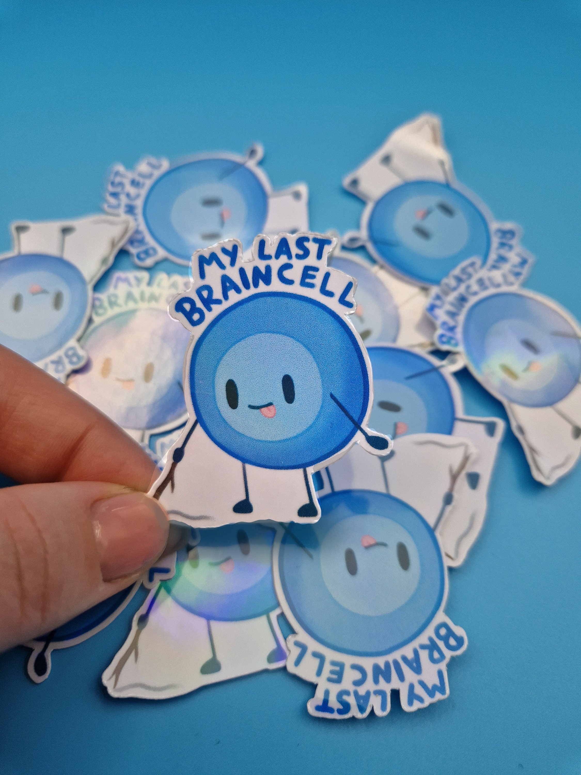 Cute Last Braincell Meme Sticker - Etsy