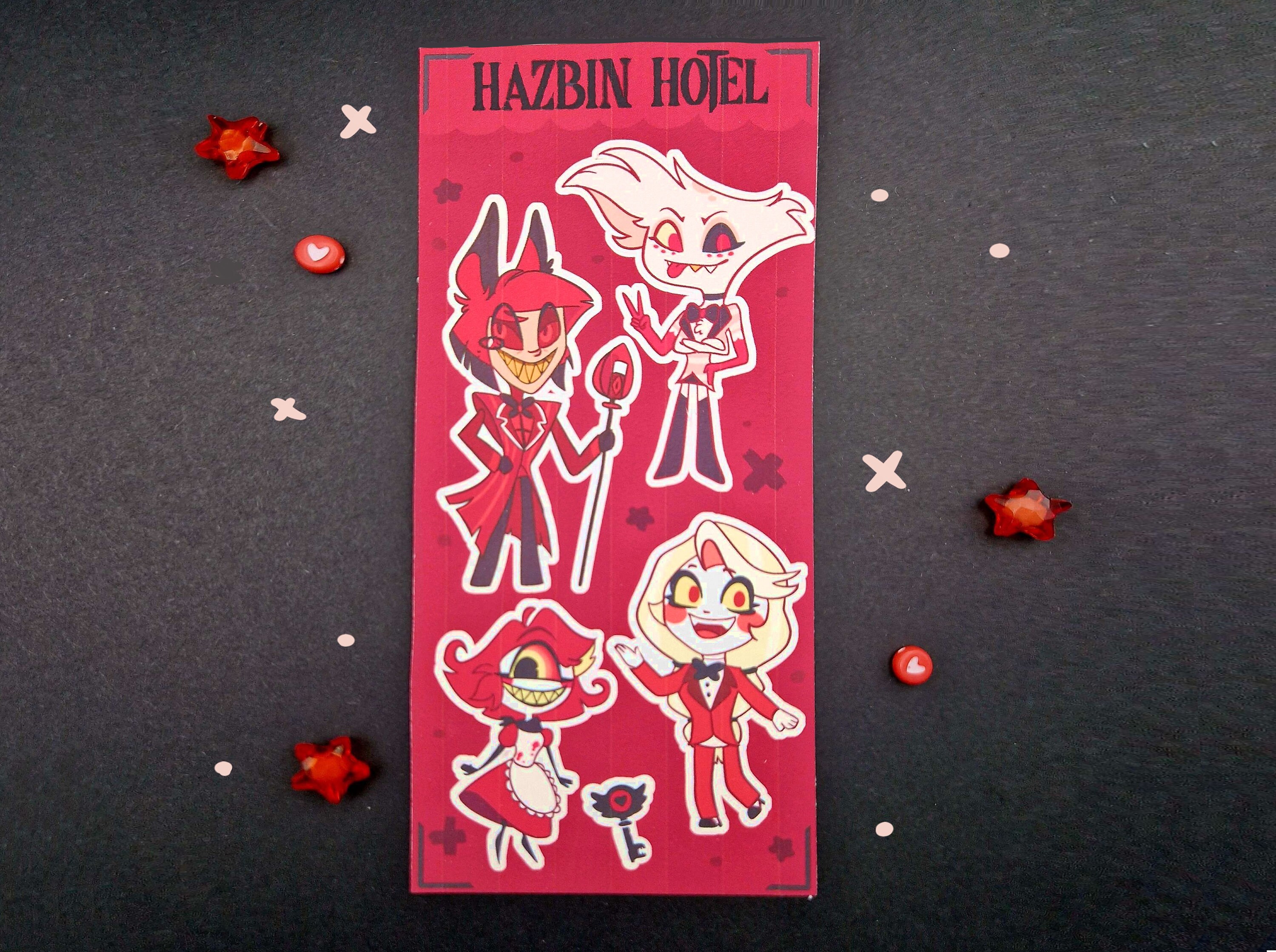 Hazbin Hotel Sticker Pack, Demon Series Alastor - Etsy