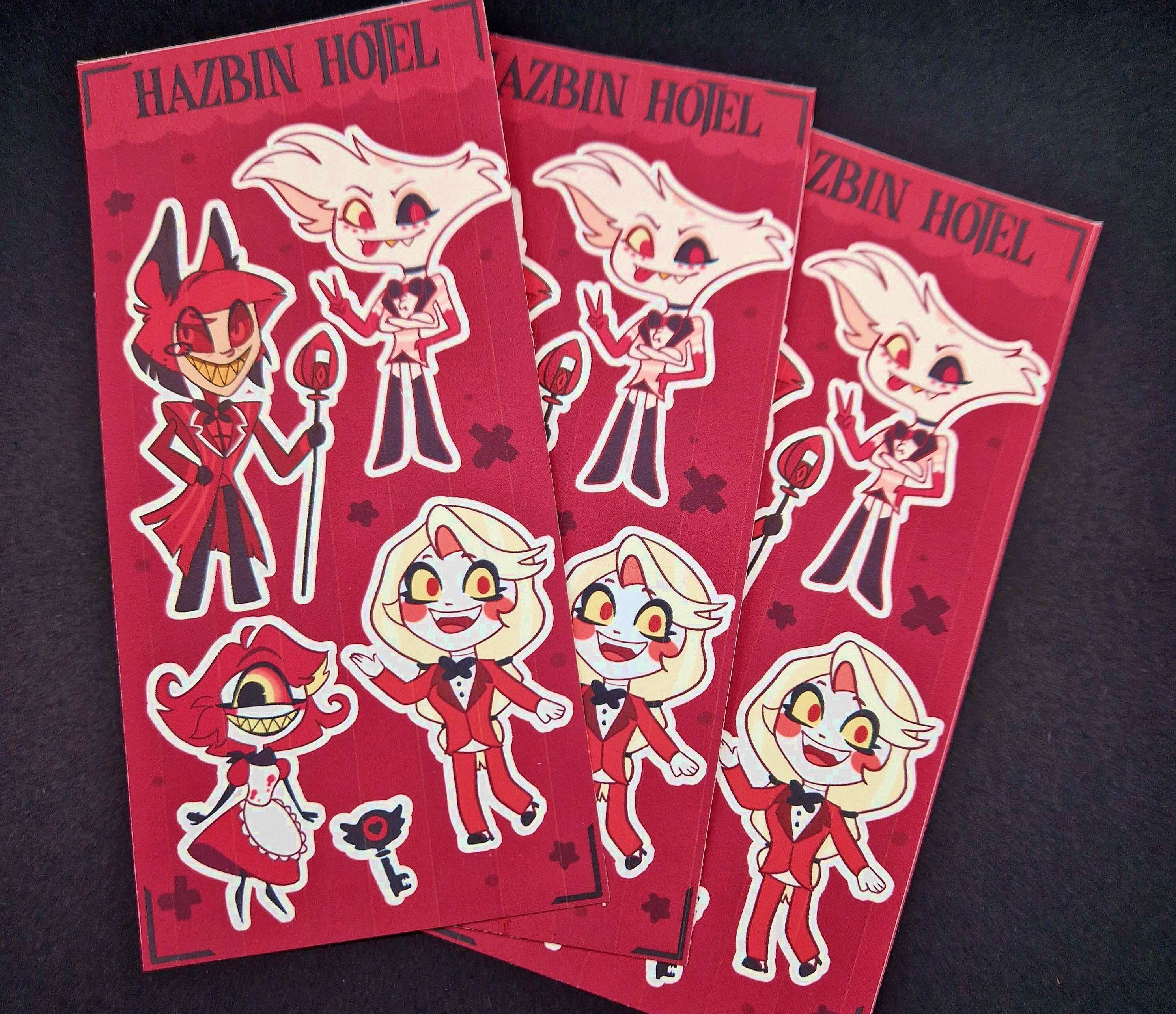 Hazbin Hotel Sticker Pack, Demon Series Alastor - Etsy