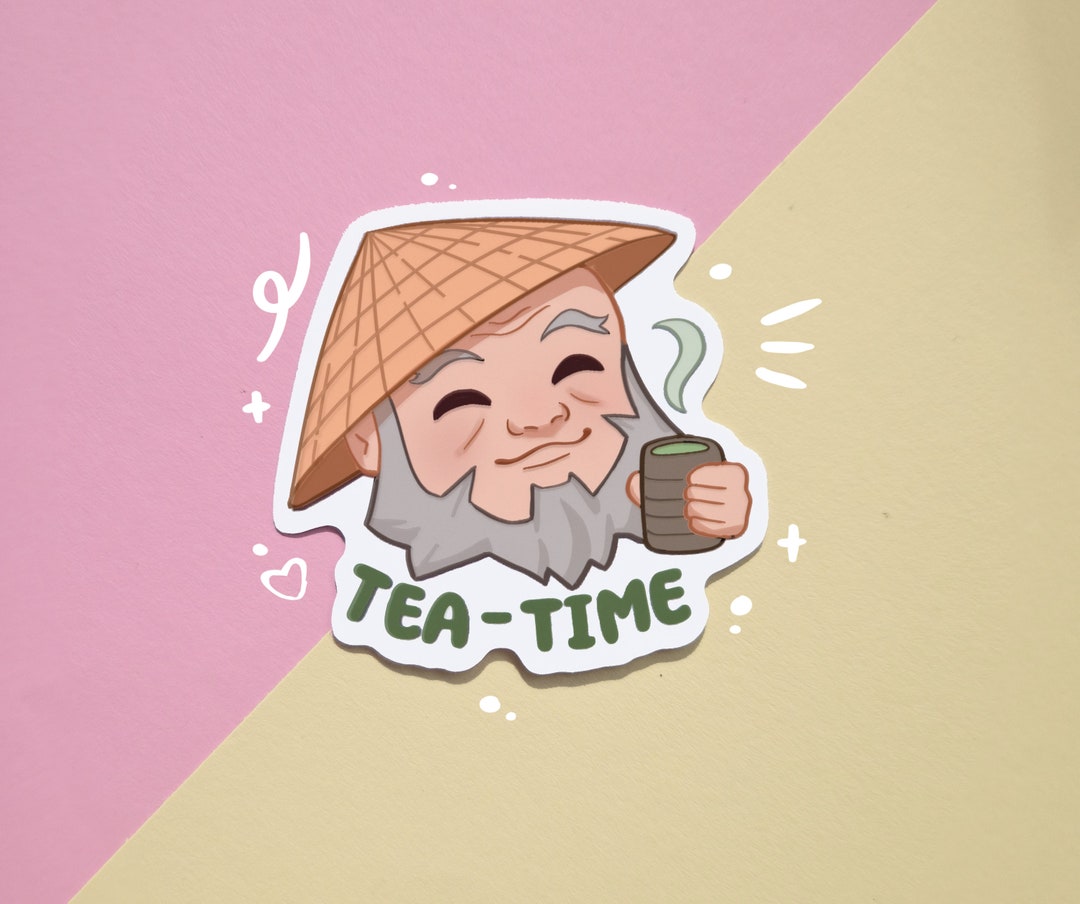 Avatar Cute Anime Meme Tea Sticker - Etsy