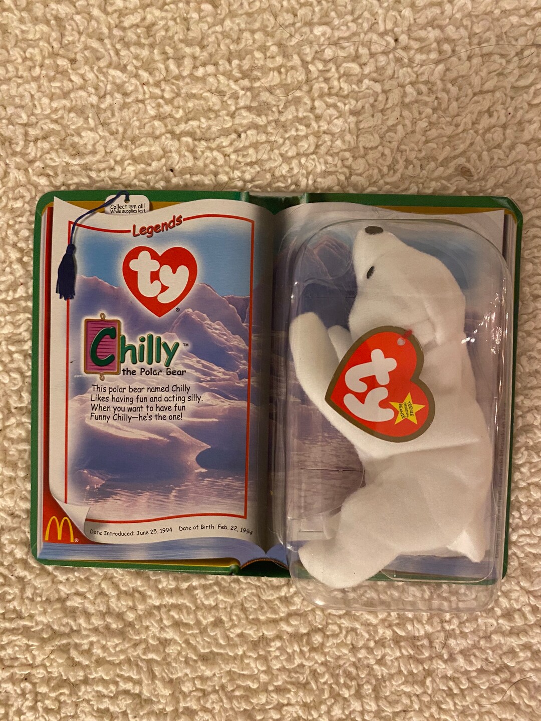 TY Beanie Babies “Chilly” Bär Sammlerstück Original - Etsy Österreich