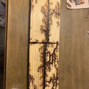 Fractal Wood Burned Wall Art Box Panels “oceanstar” - Etsy