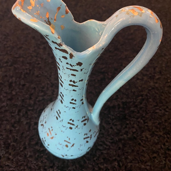 Antique Light Blue Pitcher - Etsy