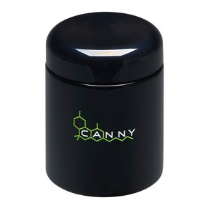 CANNY UV Jar With Humidity Pack- Storage Herb Glass Stash Jar and Air ...