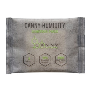 CANNY UV Jar With Humidity Pack- Storage Herb Glass Stash Jar and Air ...