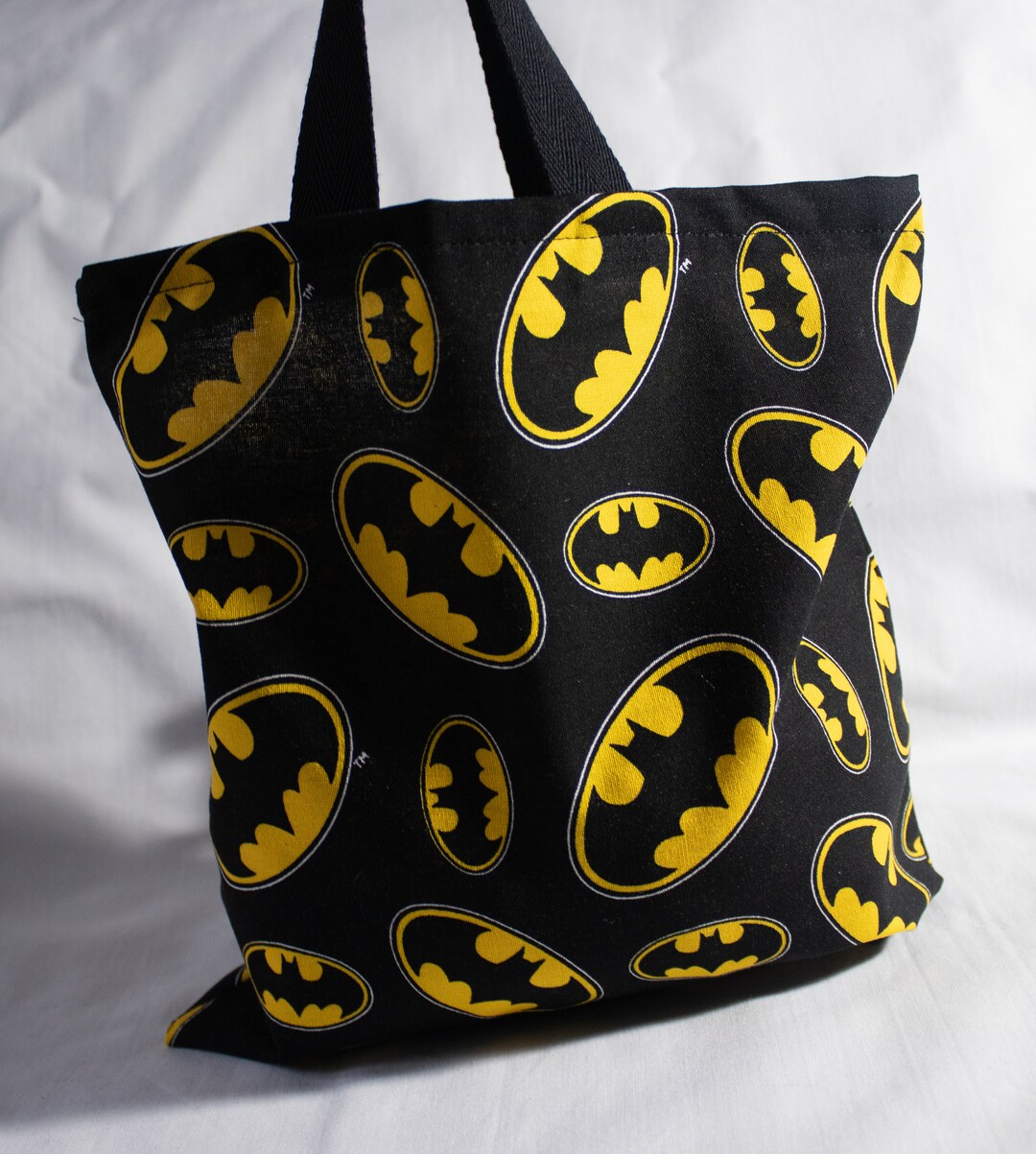 Reusable Black Batman Giftbag Eco Superhero Cotton Gift Wrap - Etsy