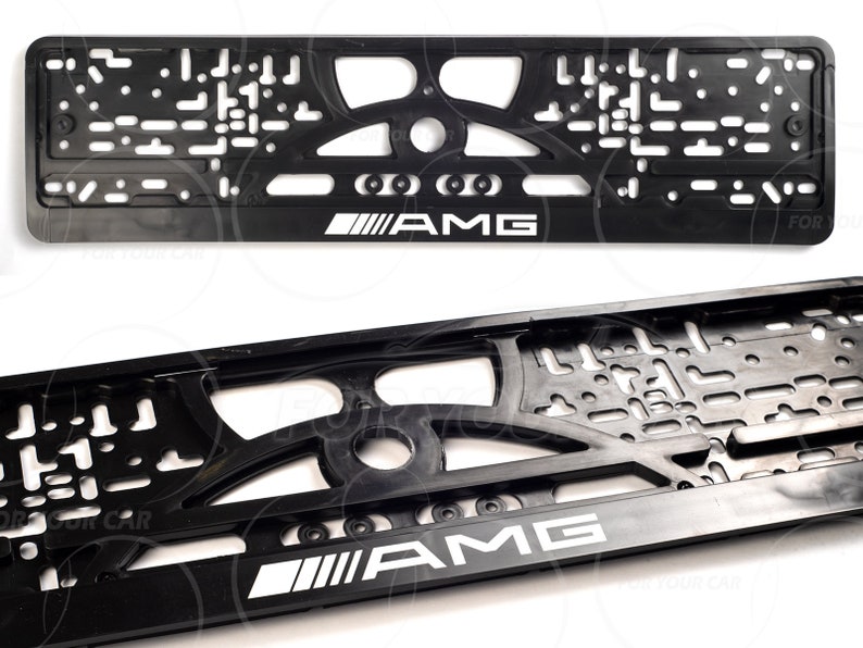 MERCEDES BENZ AMG License Plate Frame Holder for Auto European | Etsy UK
