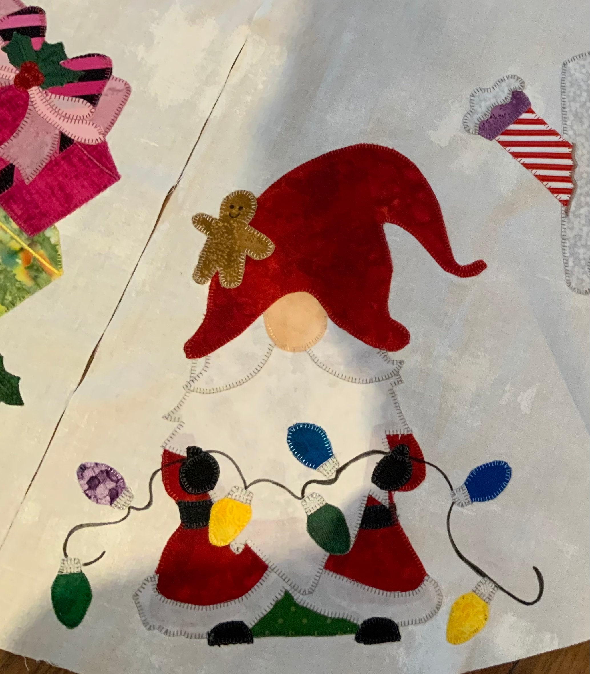 Santa Stops Here Tree Skirt Pattern - Etsy