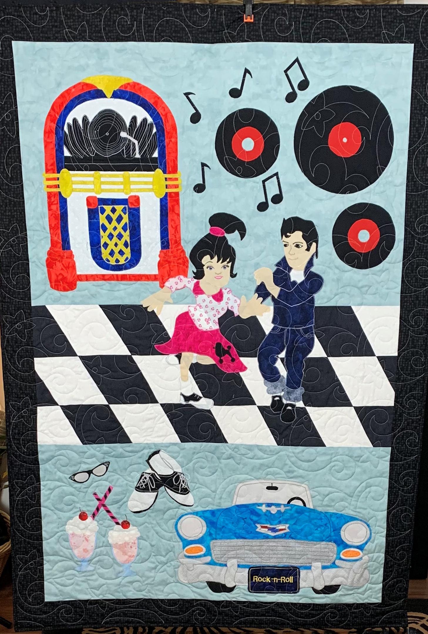 Rock-n-roll Quilt Pattern - Etsy