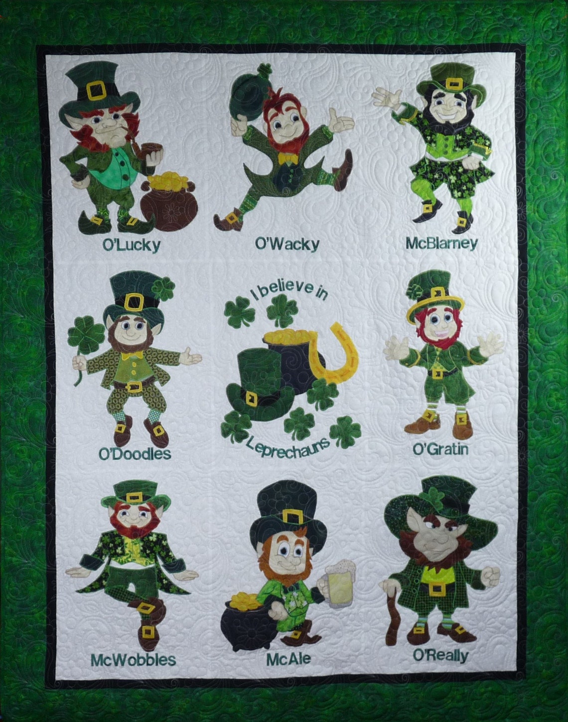 I Believe in Leprechauns Quilt Pattern - Etsy
