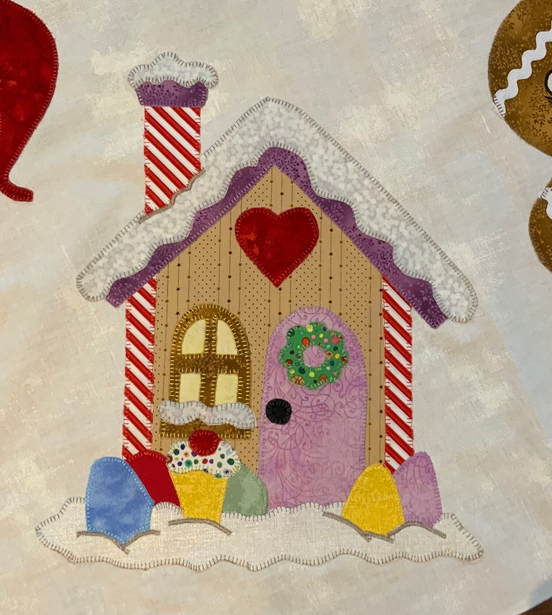 Santa Stops Here Tree Skirt Pattern - Etsy