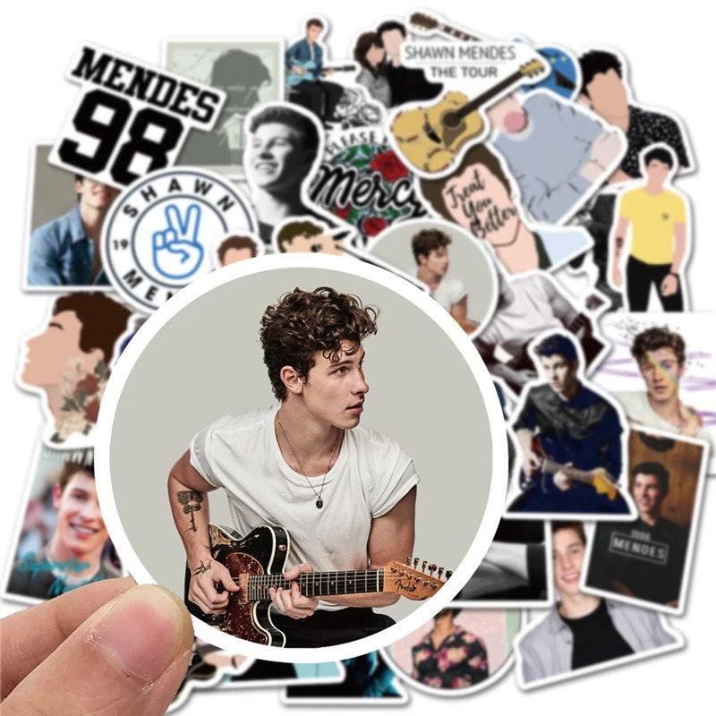 Stickers, Labels & Tags 50pcs Shawn Mendes Stickers Shawn Mendes Art ...