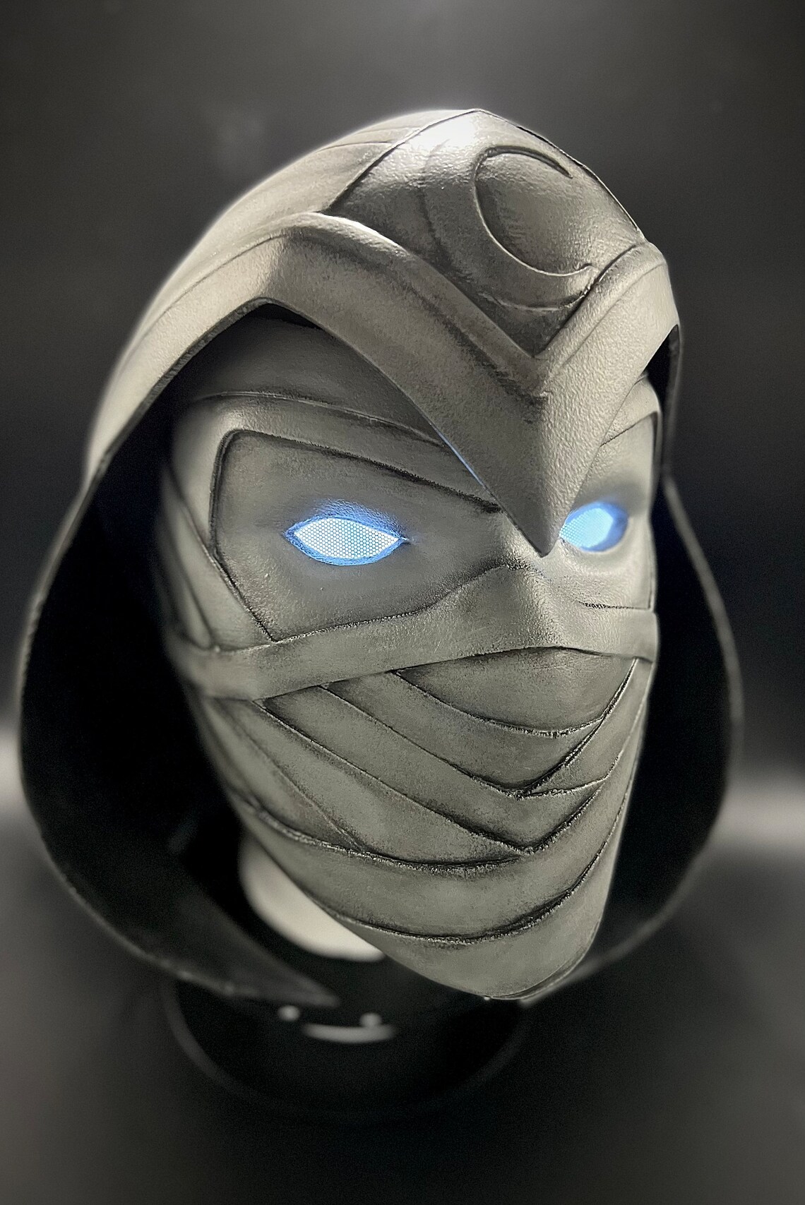 Moon Knight 3d Printed Helmet & Hood Marple Pla Finish - Etsy