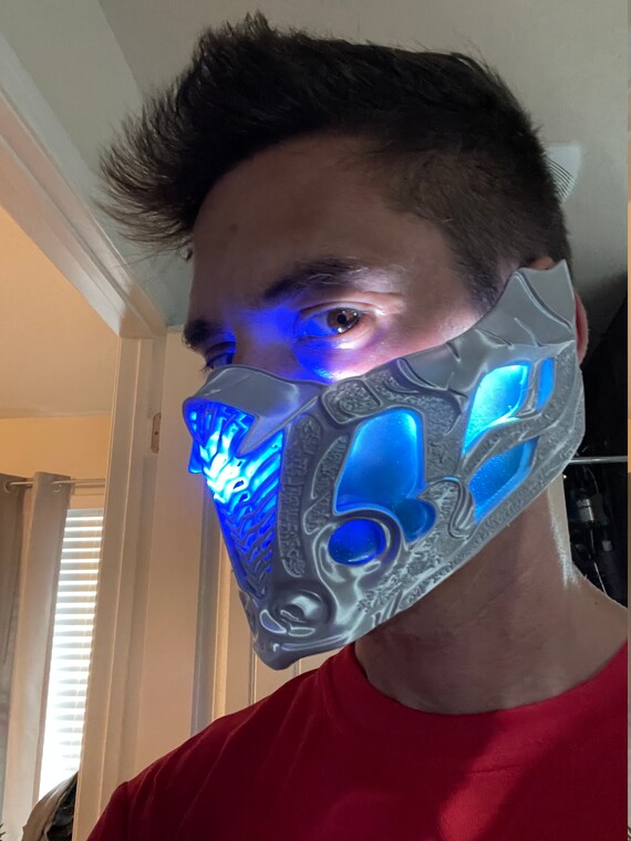 Mortal kombat sub zero mask | Etsy