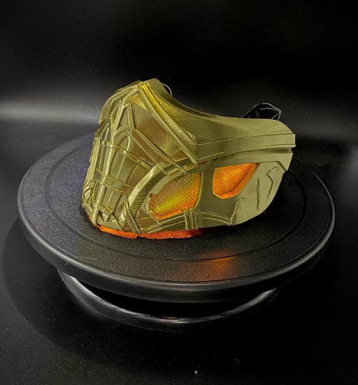 Mortal Kombat Scorpion Mask Custom Options & Silk Finish - Etsy