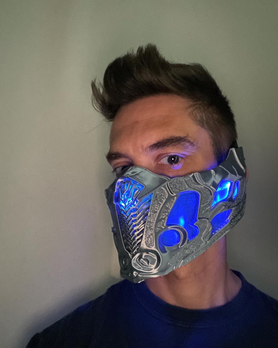 Mortal Kombat Sub Zero Mask - Etsy