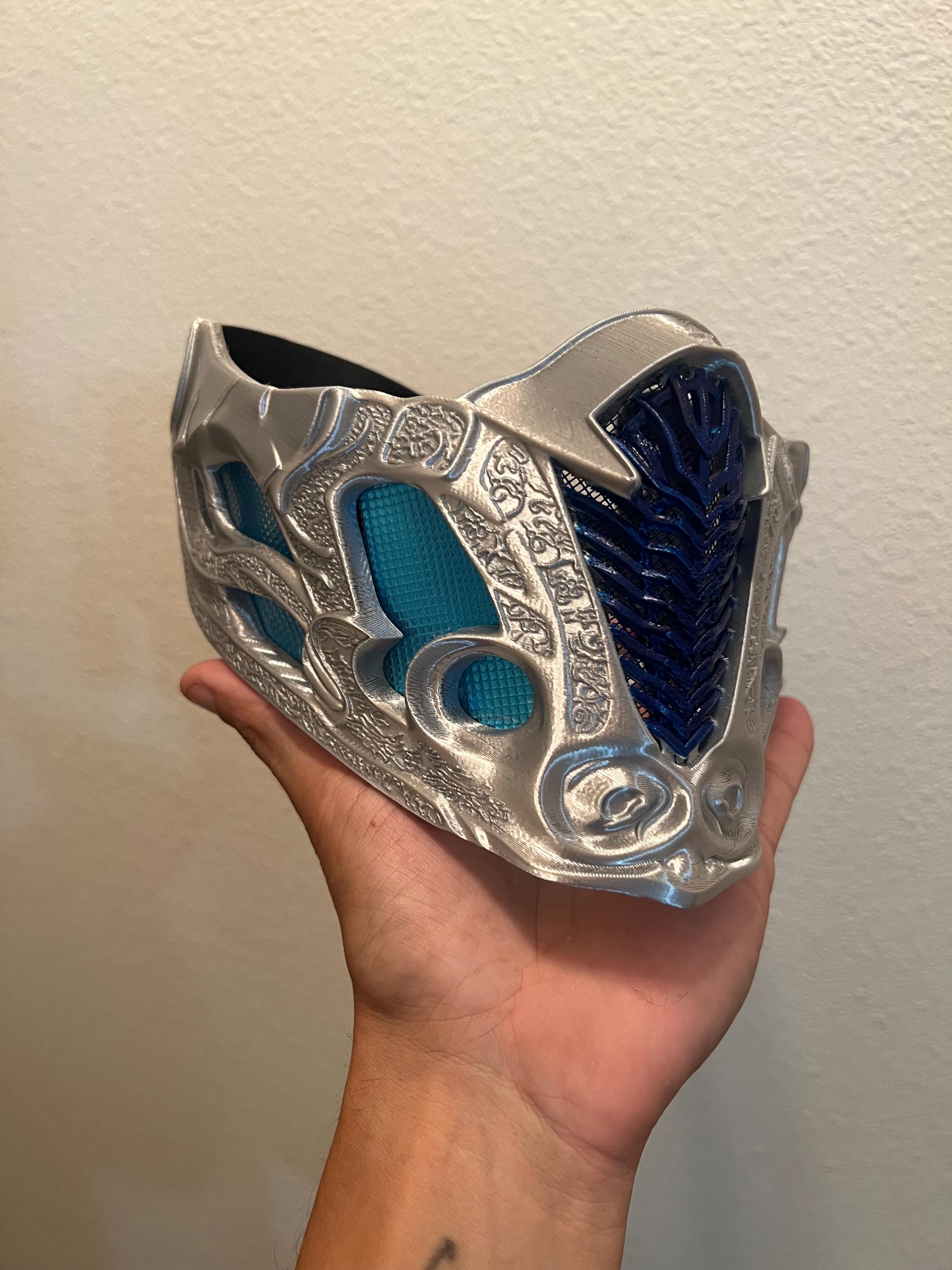 Mortal Kombat Sub Zero Mask - Etsy