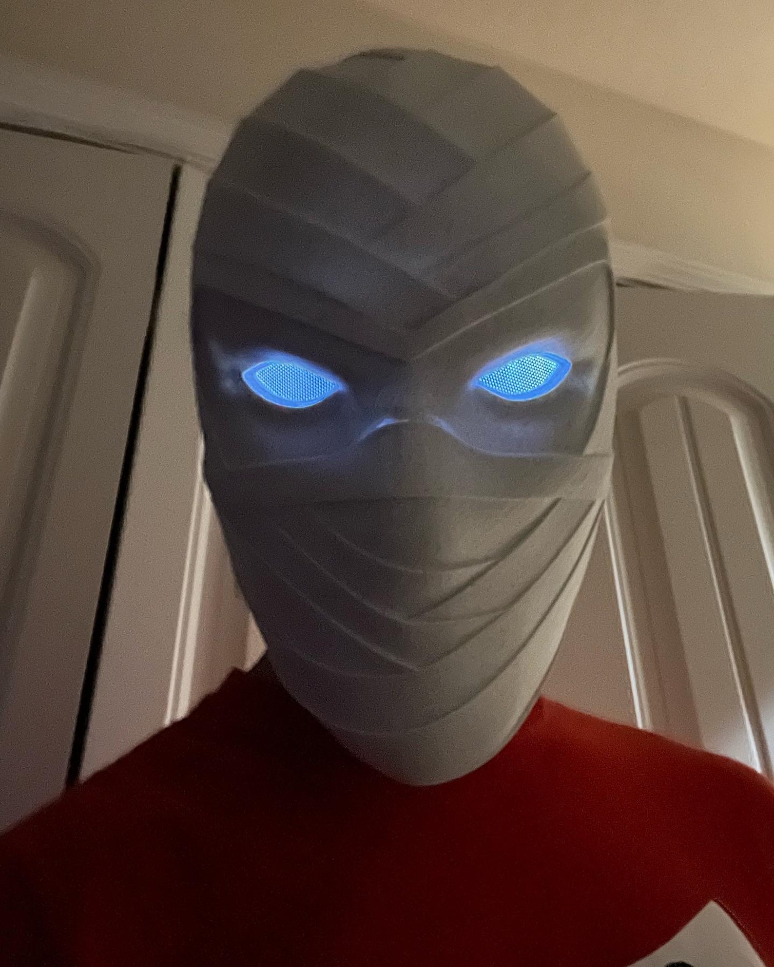 Moon Knight 3d Printed Helmet & Hood Marple Pla Finish - Etsy