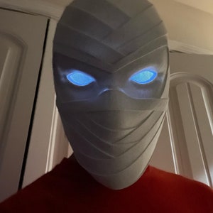 Moon Knight 3d Printed Helmet & Hood | Marple Pla Finish - Etsy