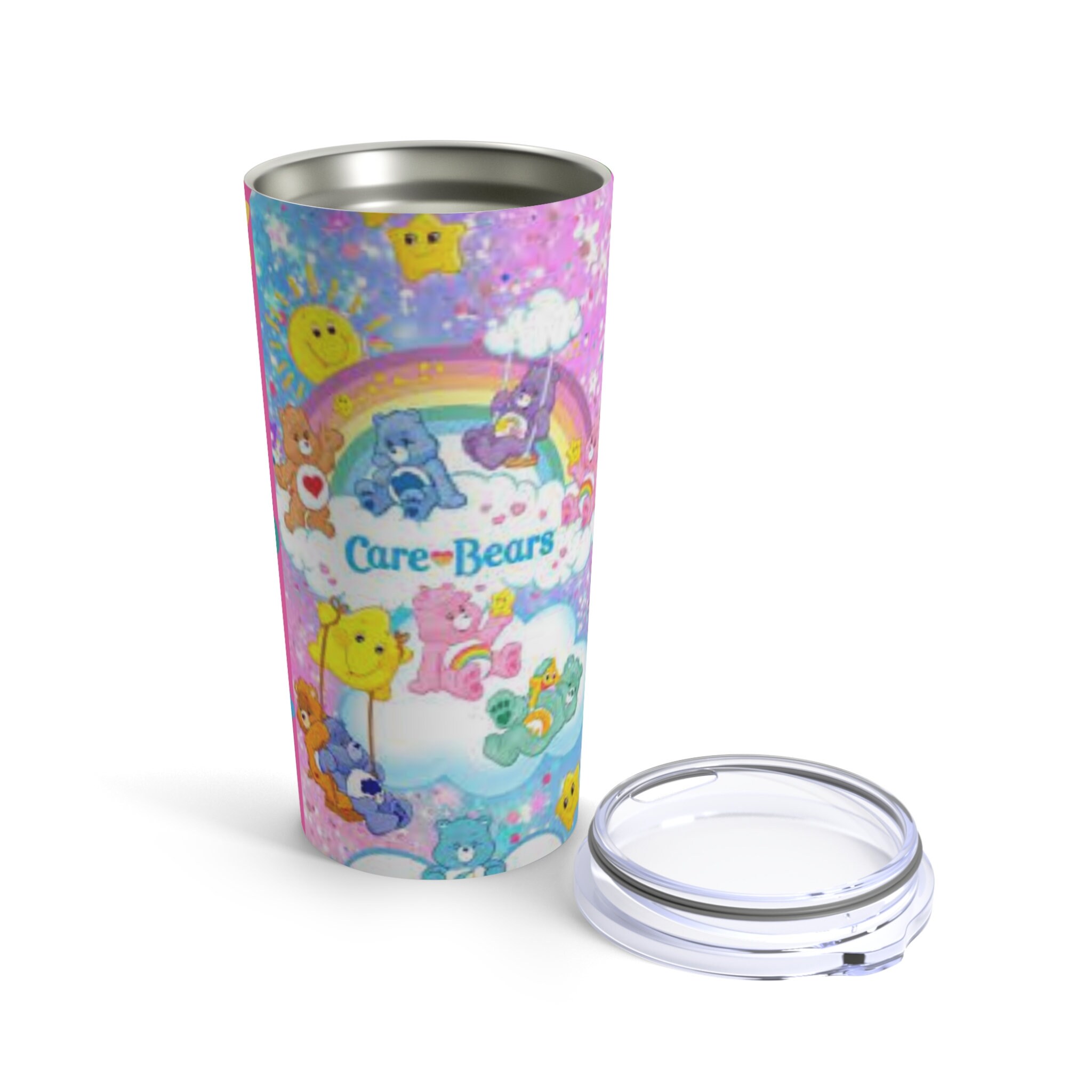 Care Bears Tumbler, Multi Colored Tumbler, Cartoon Tumbler, Tumbler ...