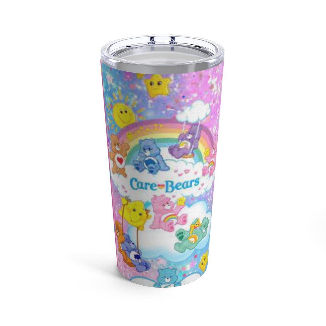 Care Bears Tumbler, Multi Colored Tumbler, Cartoon Tumbler, Tumbler ...