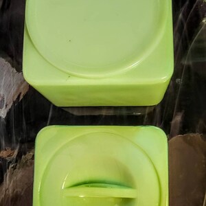 Vintage Jadeite Box With Lid by Jeanette Glass Company CIRCA 1930s - Etsy