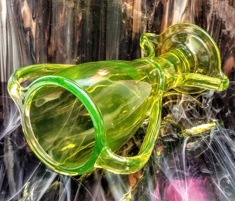 Antique Vaseline Uranium Fostoria Glass Company Canary Yellow - Etsy