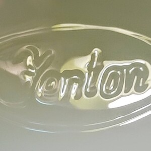 Vintage Fenton Uranium Custard Glass Daisy Button Bell Ruffled Edge ...