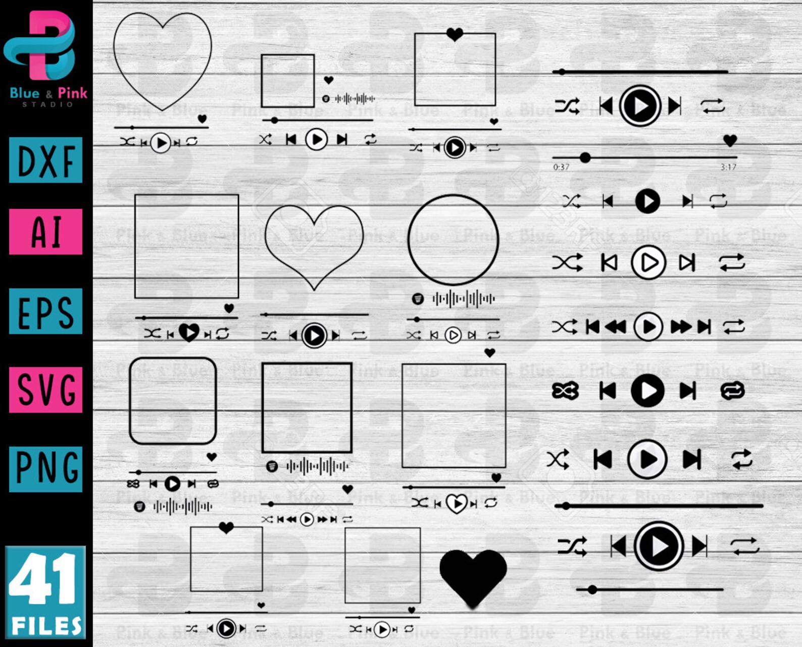 Spotify Cricut SVG