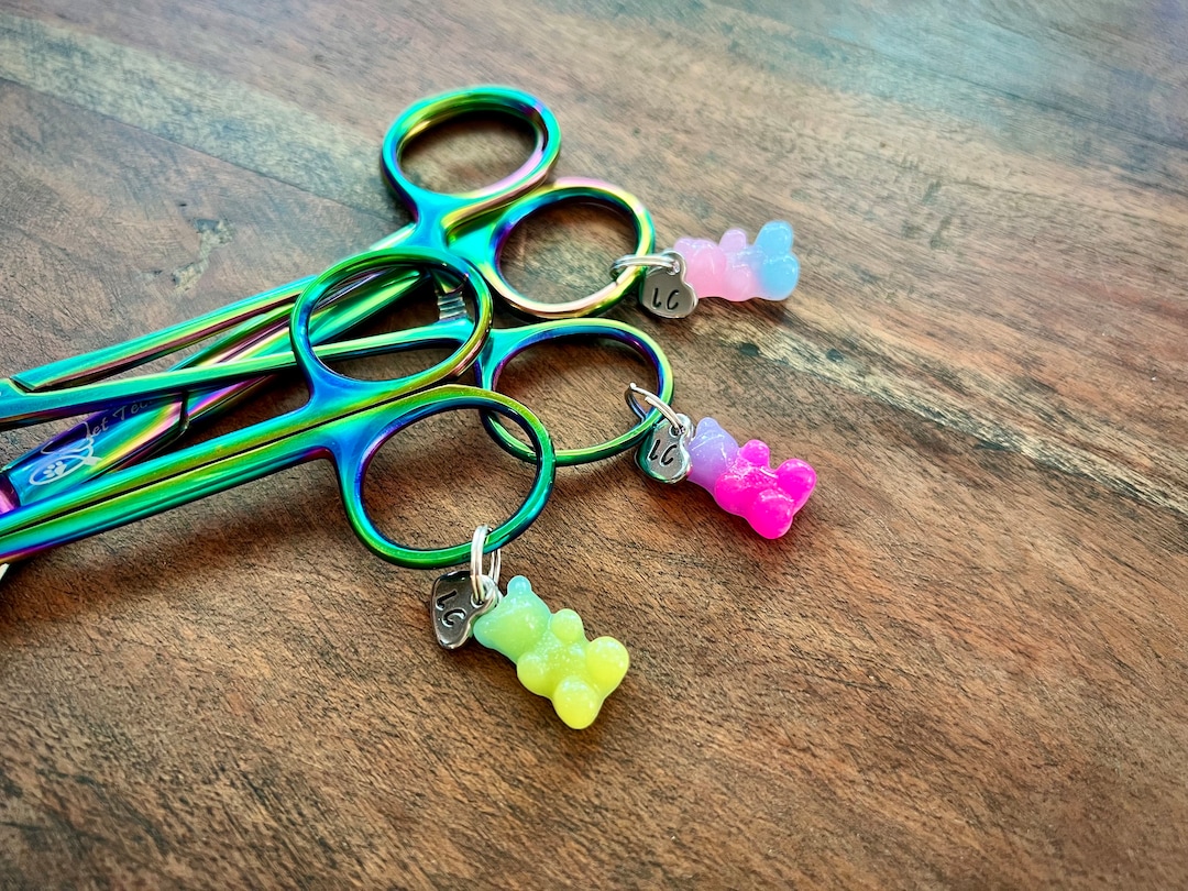 Gummy Bear Pack- Monogrammed Instrument Tags - Etsy