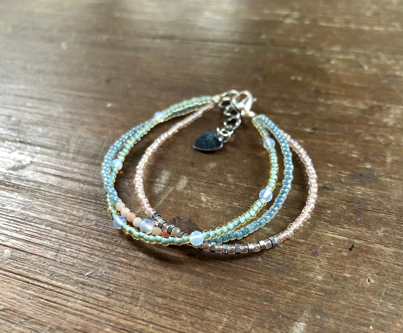 Boardwalk- Three Strand Bracelet - Etsy