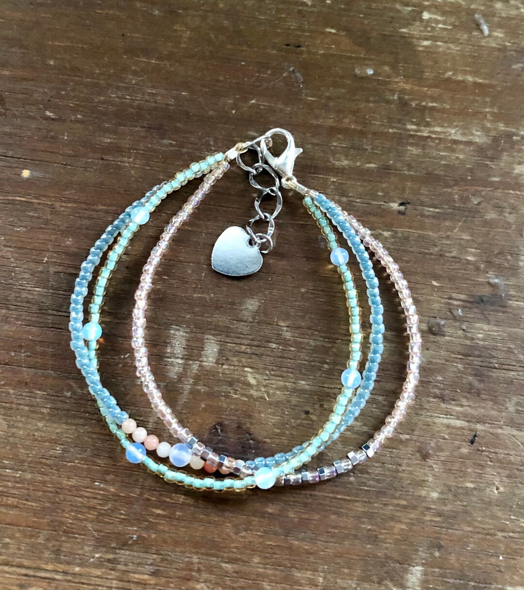 Boardwalk- Three Strand Bracelet - Etsy