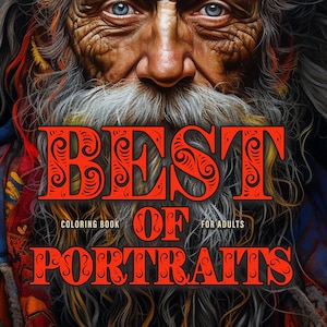 Best of Portraits Coloring Book Printable Grayscale Portrait Coloring ...