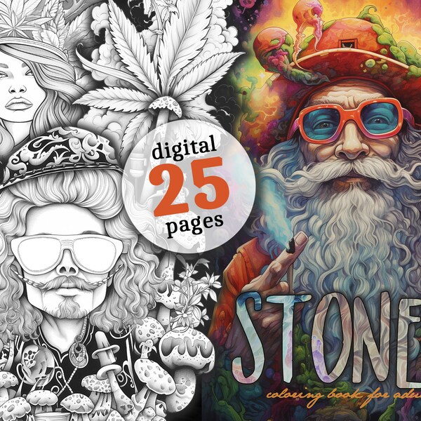 Stoner Coloring - Etsy