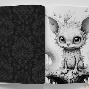 Fantastic Creatures Coloring Book for Adults Fantasy Coloring Book ...