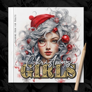 Christmas Girls Coloring Book Printable Christmas Coloring Pages ...